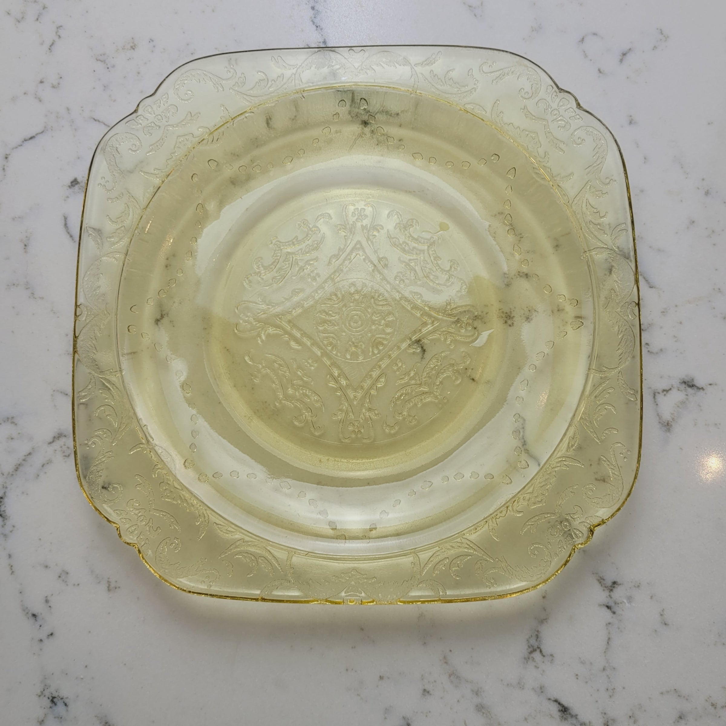 Yellow Depression Glass